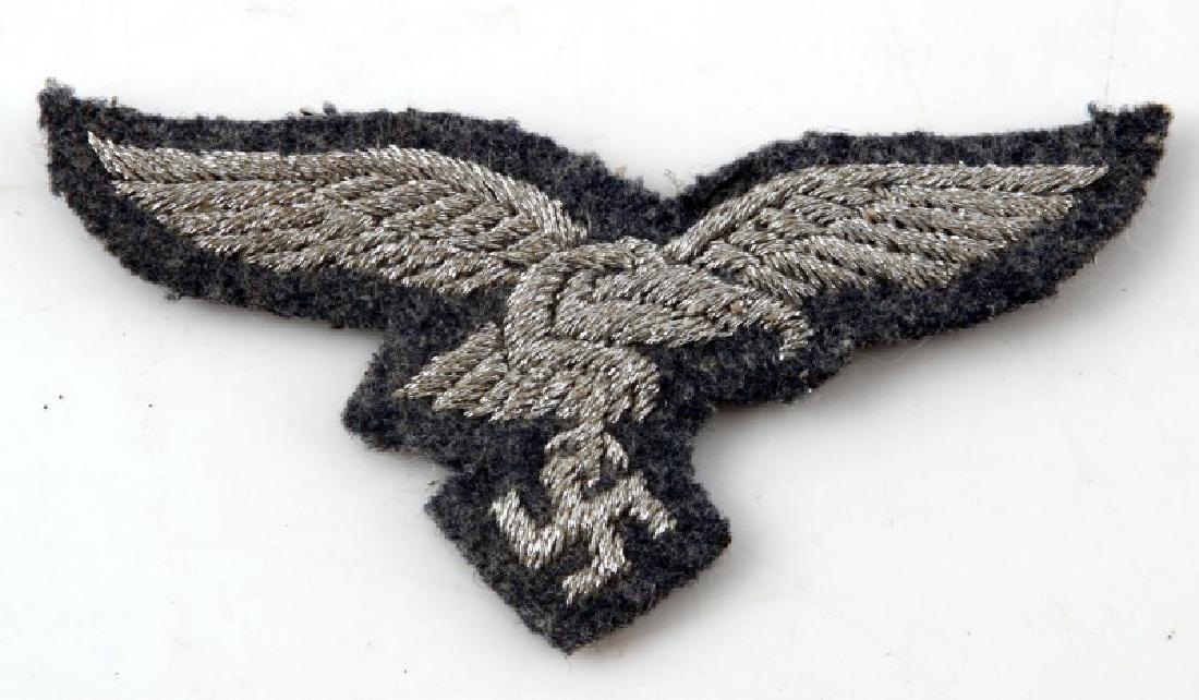 German Wwii Luftwaffe Cap Eagle Patch Early Versio