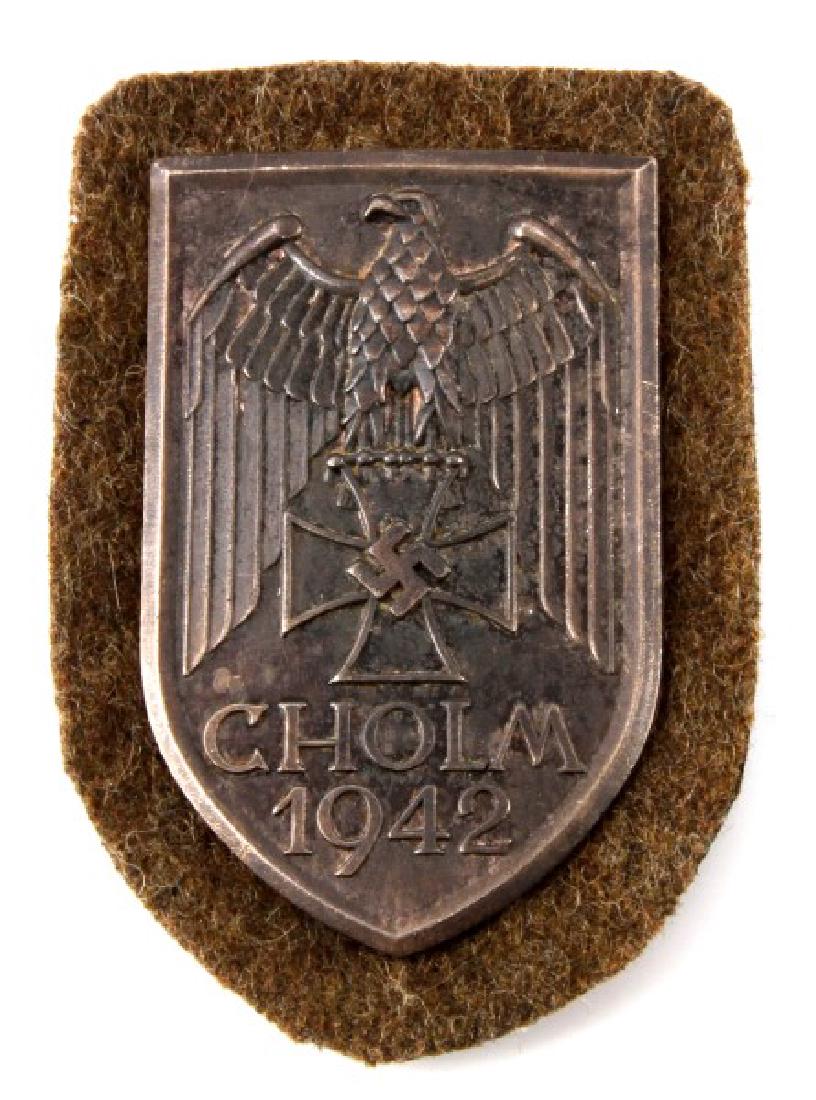 WWII GERMAN THIRD REICH ARMY CHOLM SLEEVE SHIELD