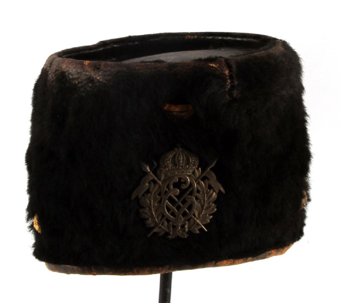IMPERIAL GERMAN BEAR SKIN BUSBY LANCER REGIMENT
