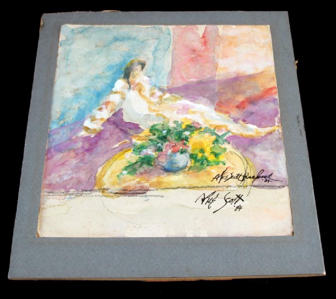 WATERCOLOR PAINTING BY ALICE SCOTT SCANLAND