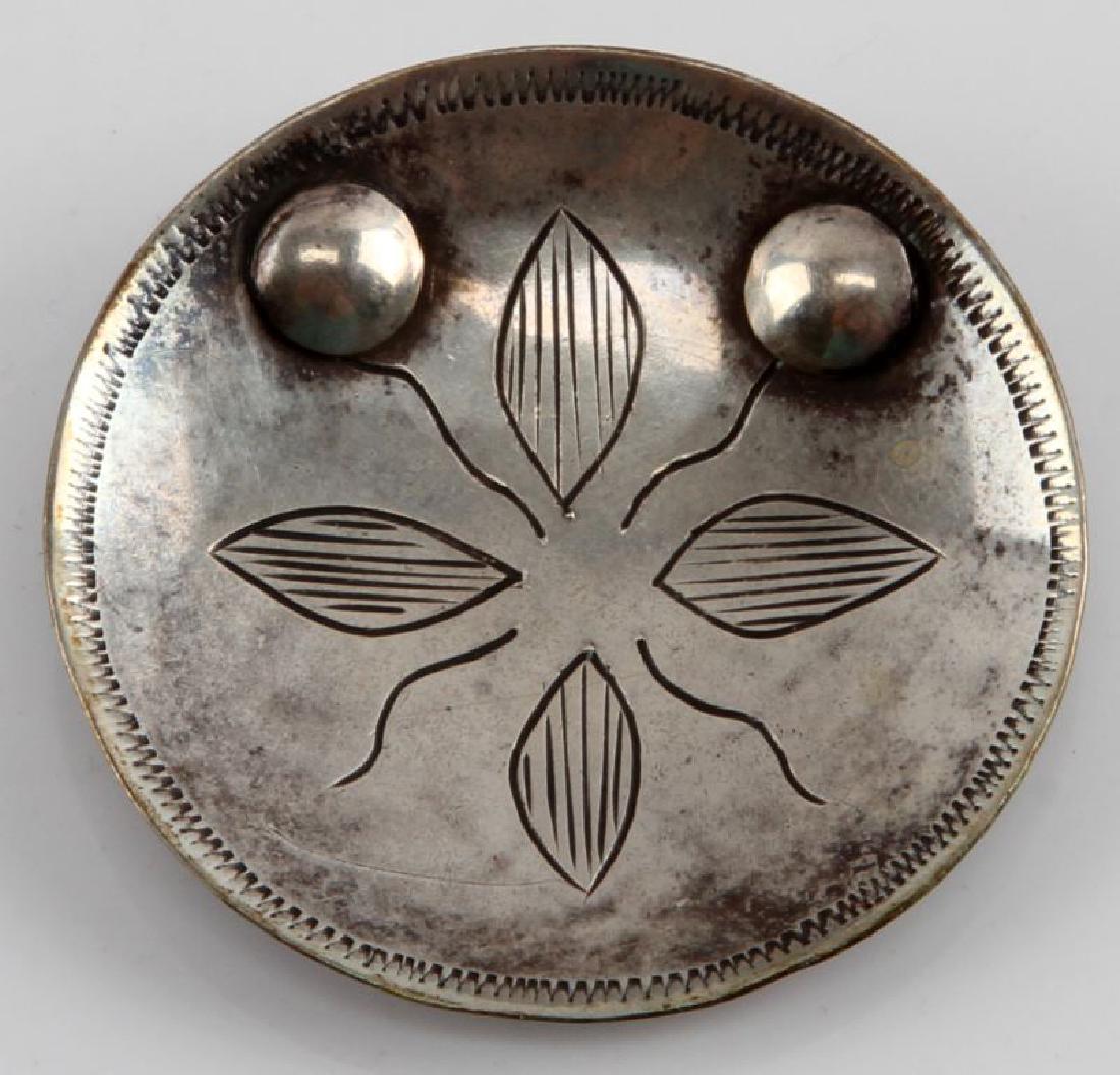 ANTIQUE NATIVE AMERICAN FUR TRADE SILVER PENDANT