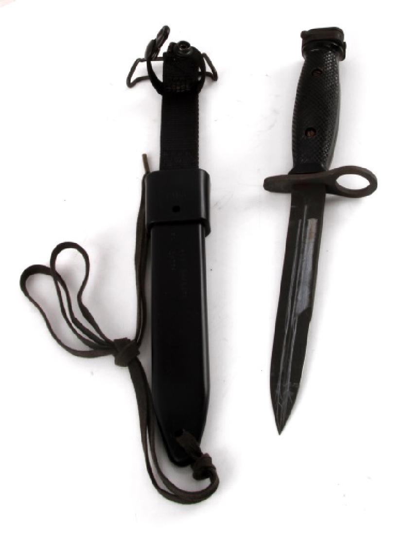 11 INCH US ARMY M7 BAYONET AND M10 SHEATH ONTARIO