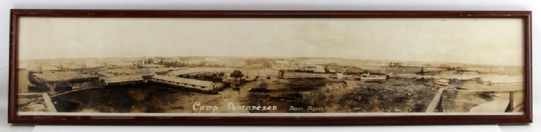 YARD LONG WWI MILITARY PHOTOGRAPH CAMP PONTANEZEN