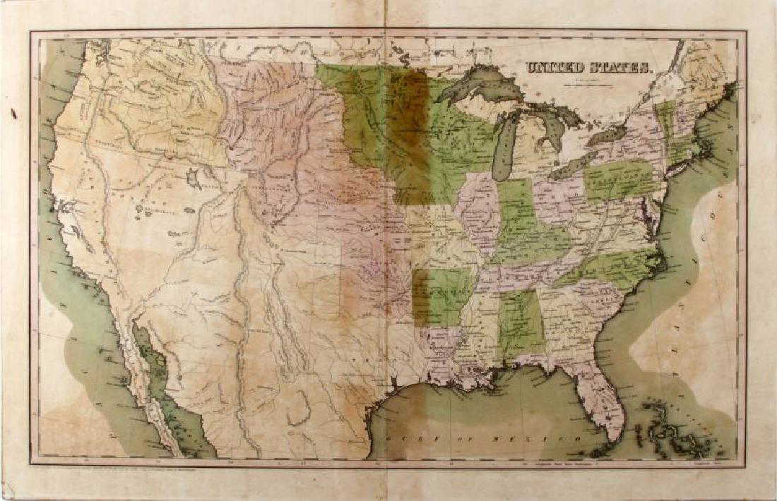 1838 MAP OF THE UNITED STATES AND NEIGHBOR STATES 1838-map-of-the-united-states-and-neighbor-states