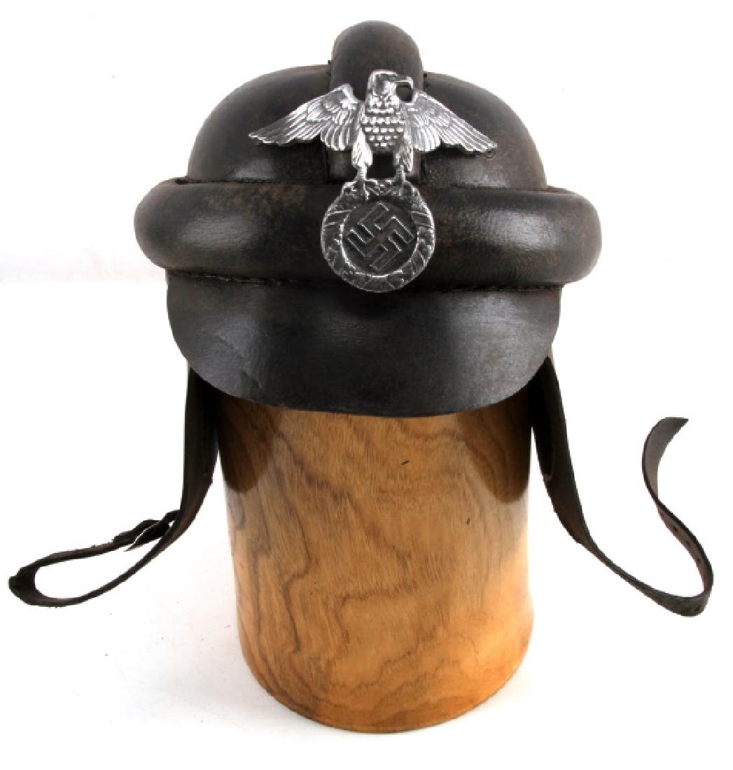 GERMAN WWII NSKK MOTORCYCLE HELMET