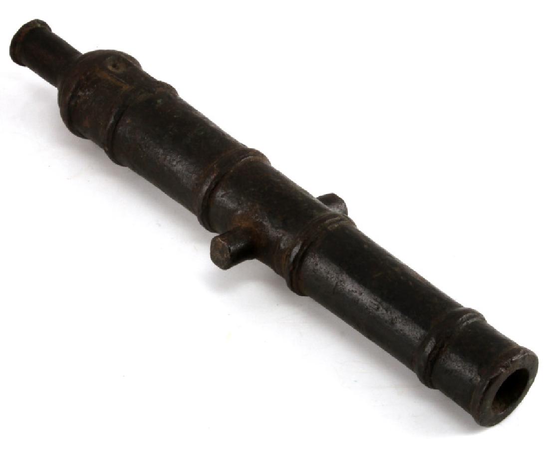 ANTIQUE BRONZE SHIPS BOARDING OR SIGNAL CANNON