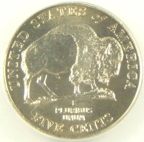 2005 P Bison Nickel Ultra Detached Leg Anacs Ms 65