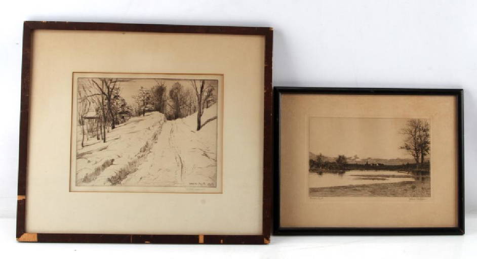 2 Etching John Ruffin & William H. Warren Bicknell