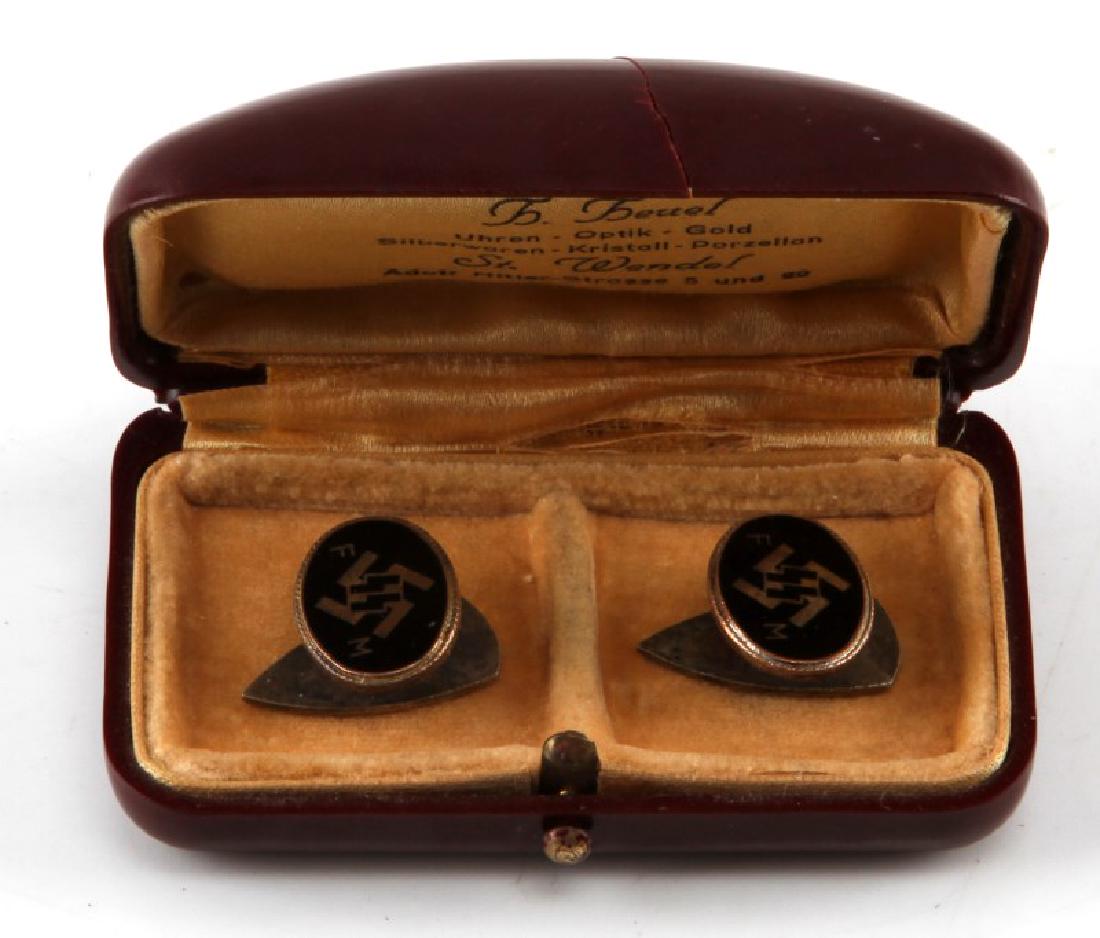 WWII GERMAN THIRD REICH NAZI SS CUFFLINKS W BOX - May 10, 2018 ...