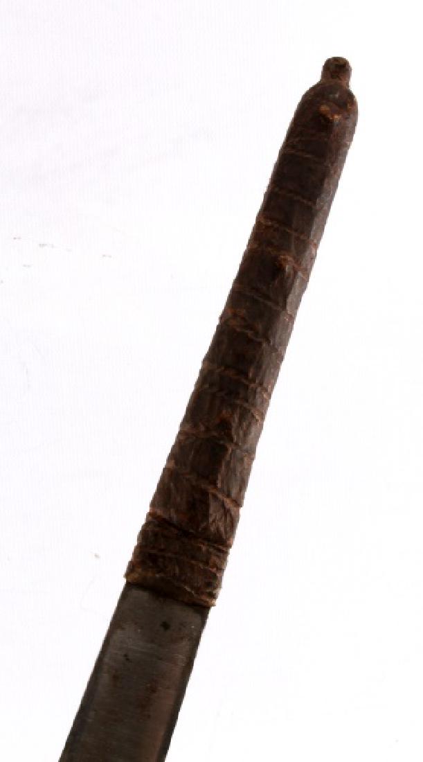 VINTAGE MAASAI SEME TRIBAL SHORT SWORD KNIFE