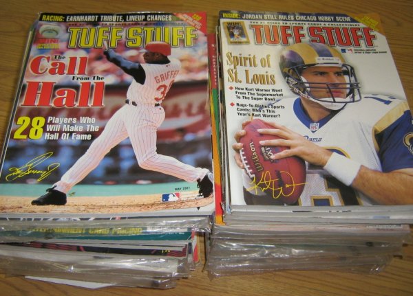 TUFF STUFF COLLECTORS MAGAZINES FROM 1994-2004