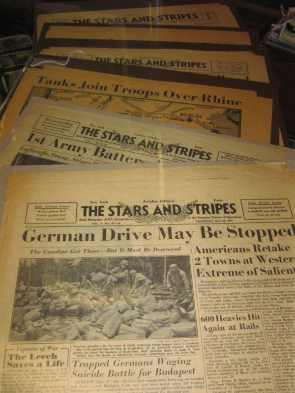 Stars And Stripes Wwii Newspaper For Allied Troops