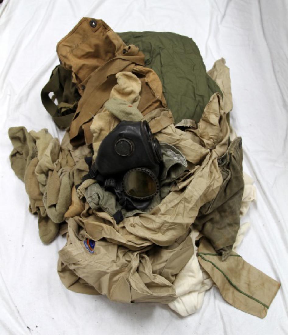 US WWII AND COLD WAR CLOTHING AND GEAR LOT