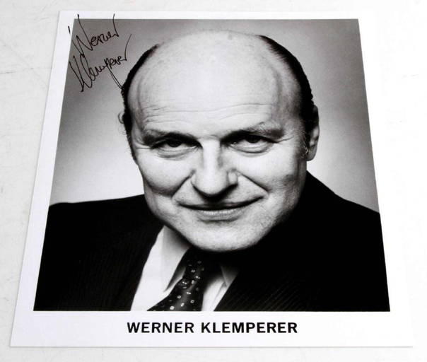 Werner Klemperer Actor Autographed Photo