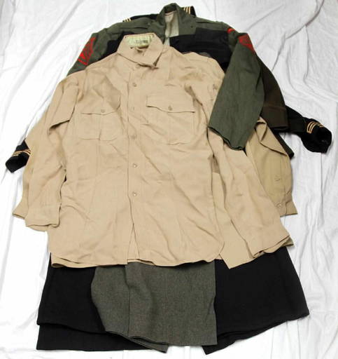 Wwii Cold War Us Military Mixed Uniform Lot