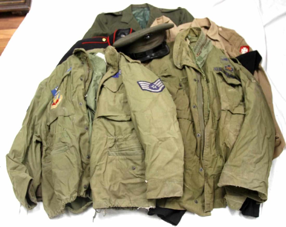 US MILITARY USMC MIXED UNIFORM CLOTHING LOT