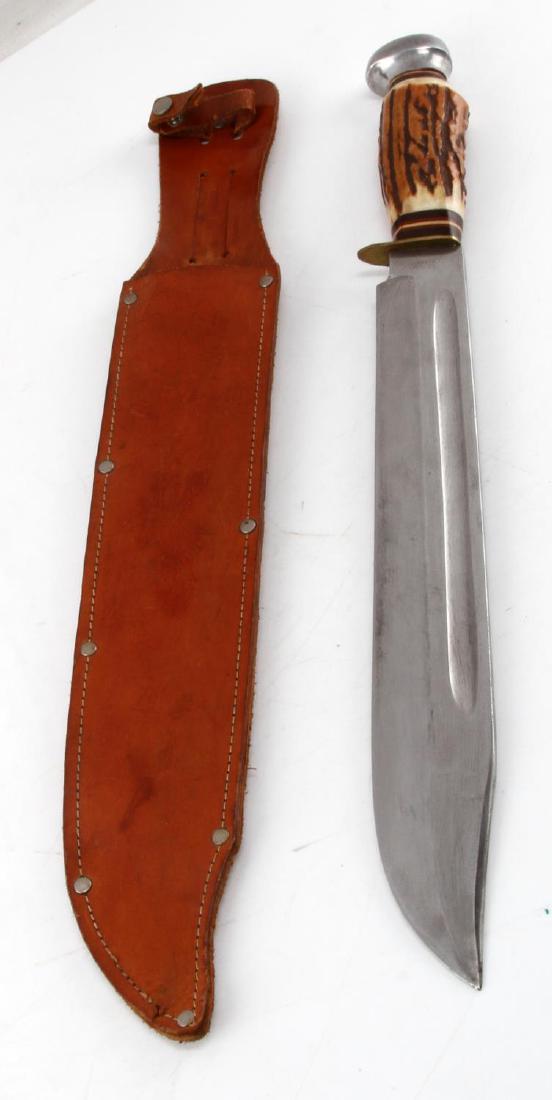 Romo Bowie Knife W Sheath Solingen Germany