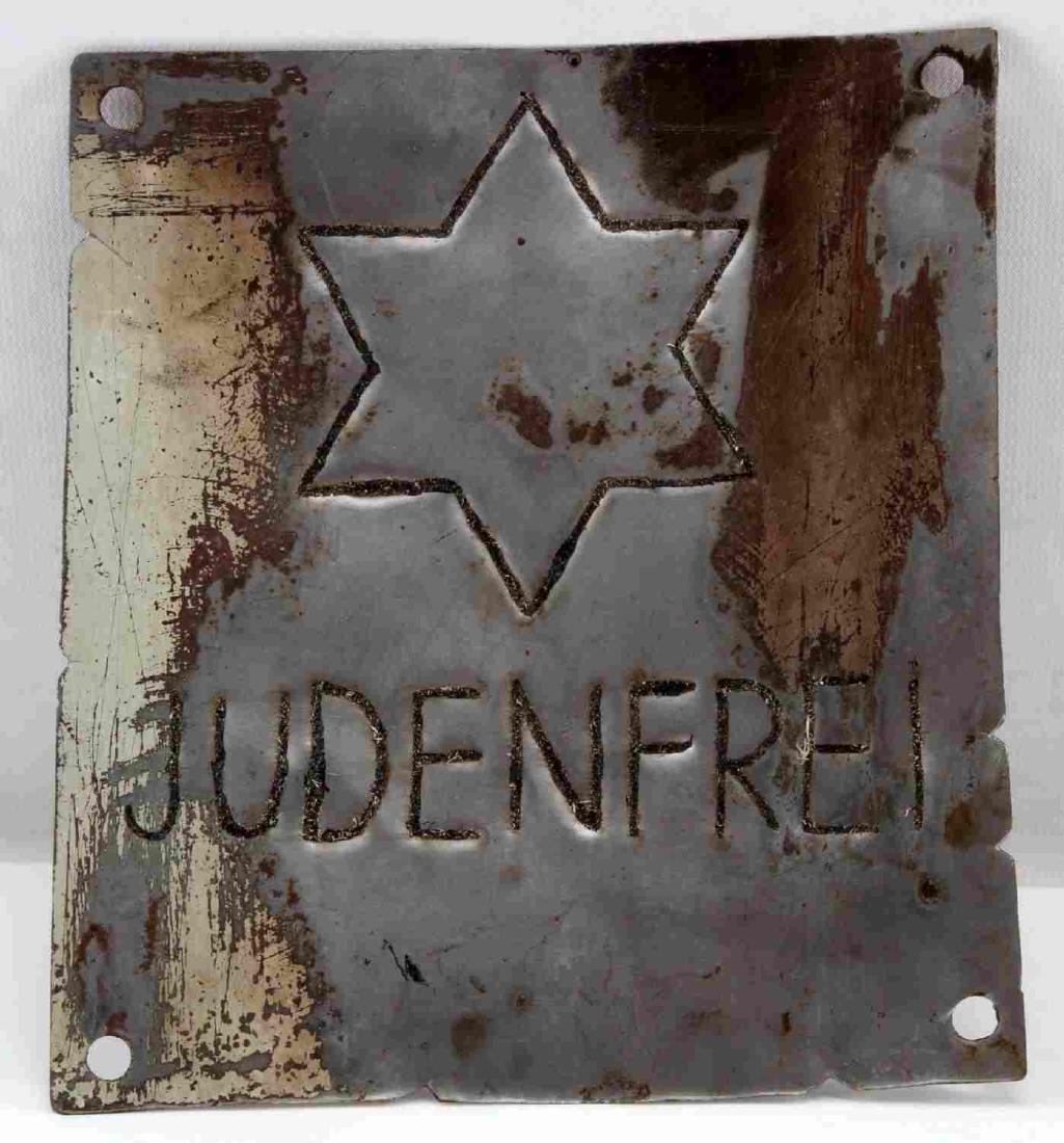 GERMAN WWII JUDENFREI ANTI SEMITIC BUILDING SIGN - Sep 06, 2018 ...