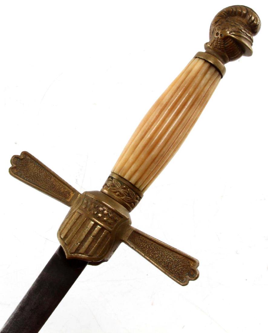 CIVIL WAR BONE GRIP MILITIA INFANTRY SWORD