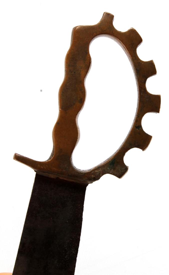 WWI KNUCKLE DUSTER TRENCH COMBAT KNIFE CUSTOM