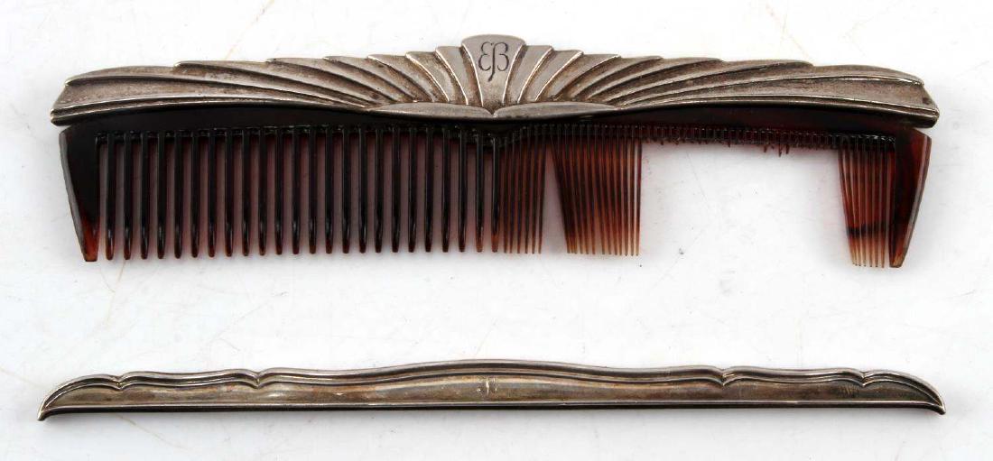 WWII GERMAN EVA BRAUN .800 SILVER COMB LOT OF 2