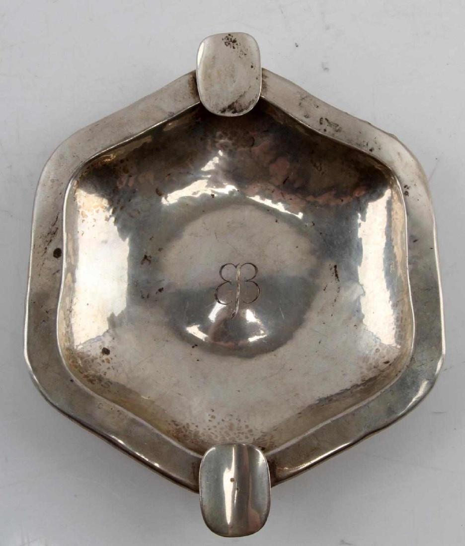 GERMAN WWII EVA BRAUN PERSONAL SILVER ASH TRAY