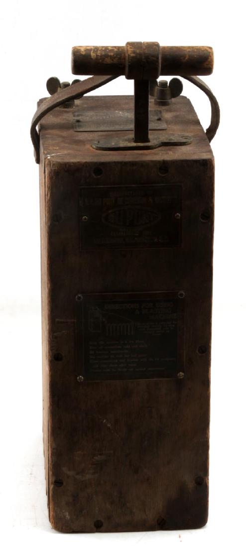 ANTIQUE DUPONT BLASTING MACHINE NO 20
