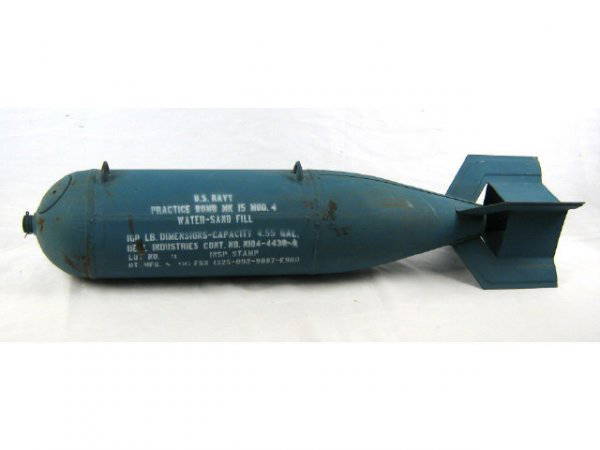 Us Navy Practice Bomb Mk 15 Mod 4 100 Lb 4.55 Gal