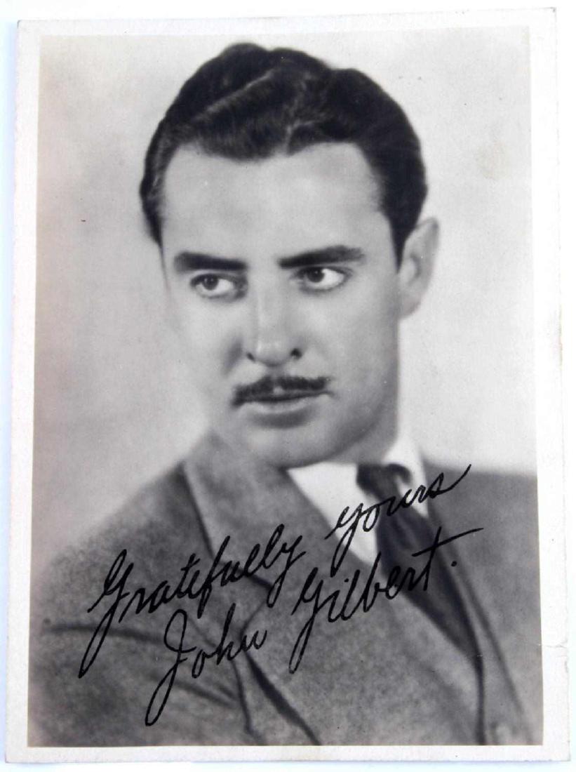 JOHN GILBERT SILENT FILM ACTOR AUTOGRAPH PHOTO