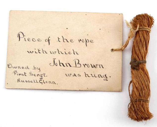 American Civil War John Brown Hanging Rope