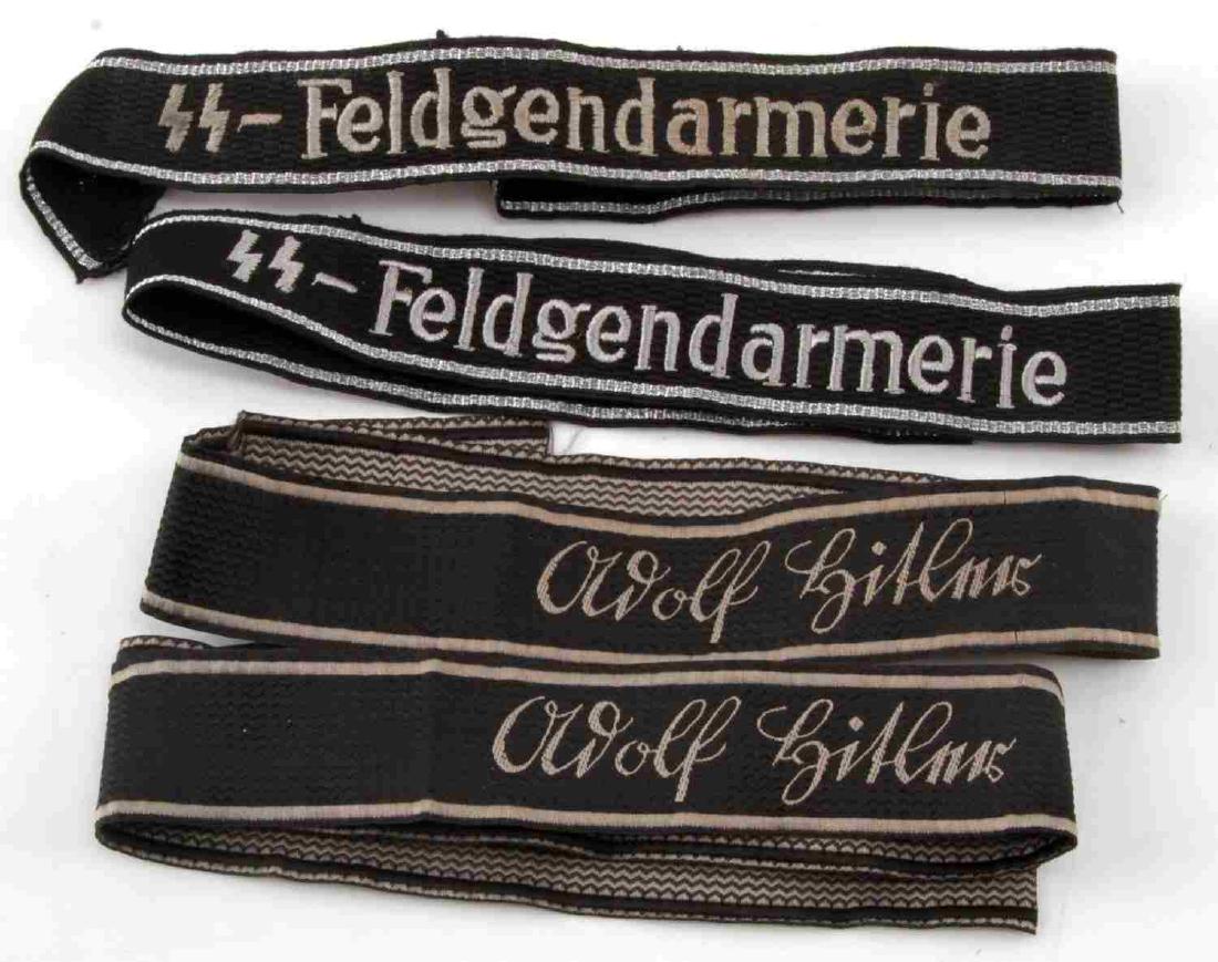 WWII GERMAN THIRD REICH WAFFEN SS EM CUFF TITLES