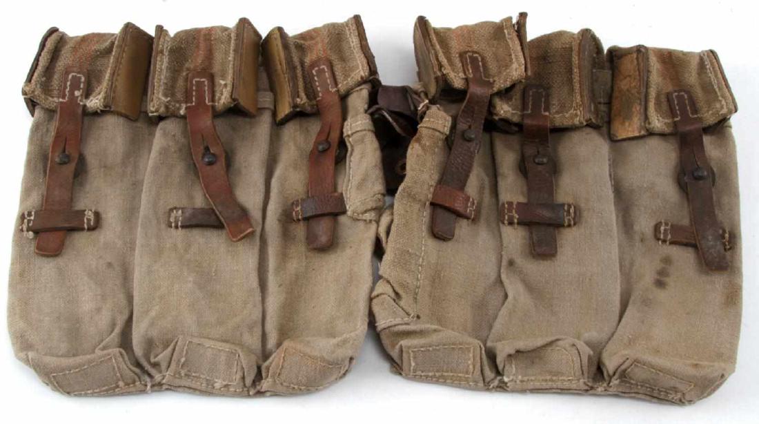 WWII THIRD REICH MP 44 MACHINE GUN CLIP POUCHES