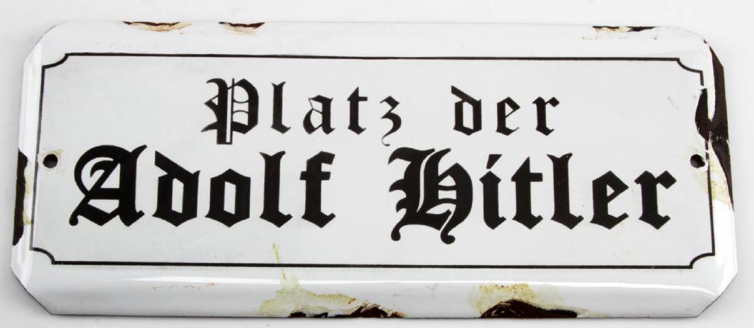 WWII GERMAN THIRD REICH ADOLF HITLER SIGN