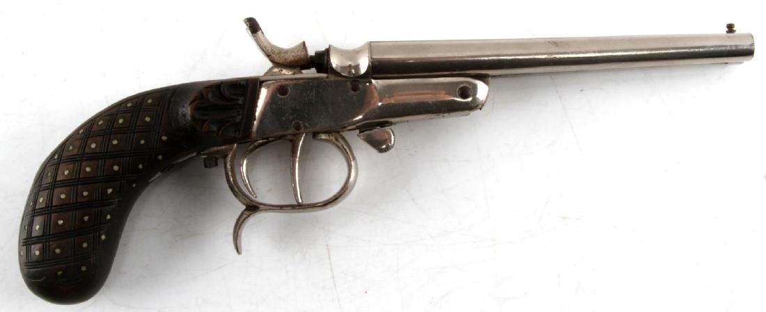 ANTIQUE BRAZIL GARRUCHA GAUCHO PERCUSSION PISTOL