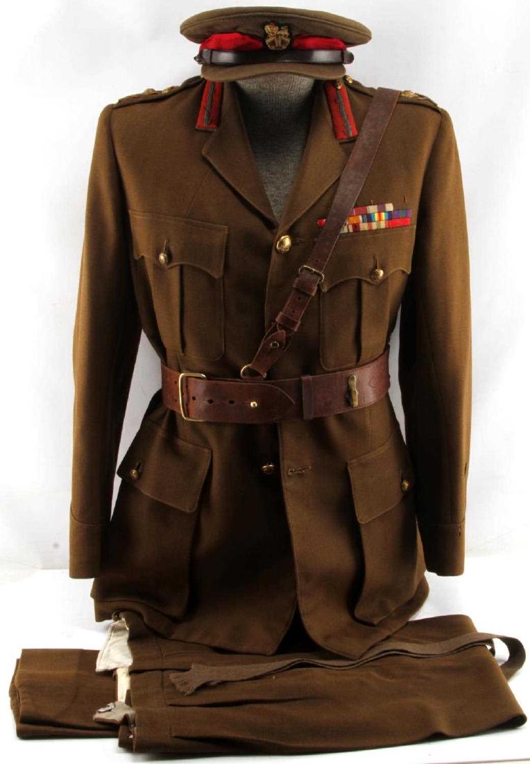WWII BRITISH ARMY GENERAL ANDERSON UNIFORM