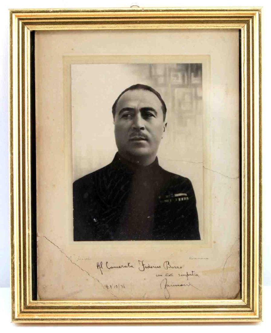 ITALIAN POLITICIAN ROBERTO FARINACCI SIGNED PHOTO