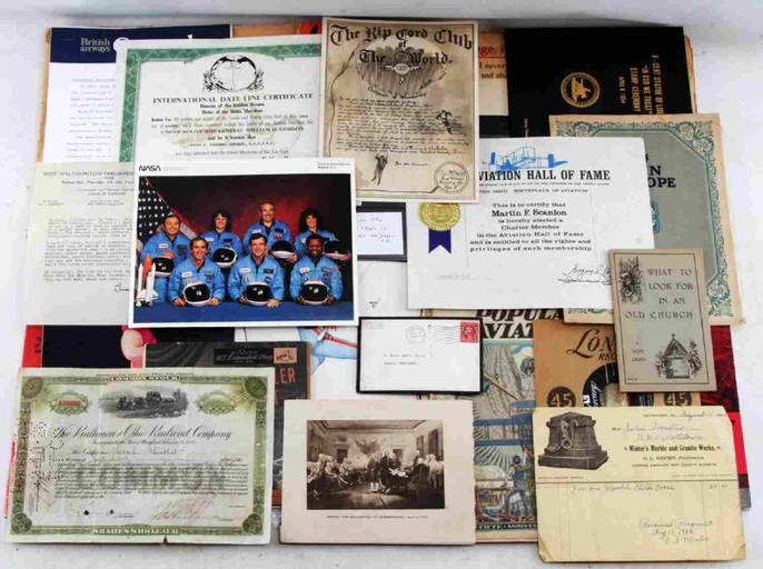 American Ephemera Lot Political Education Travel