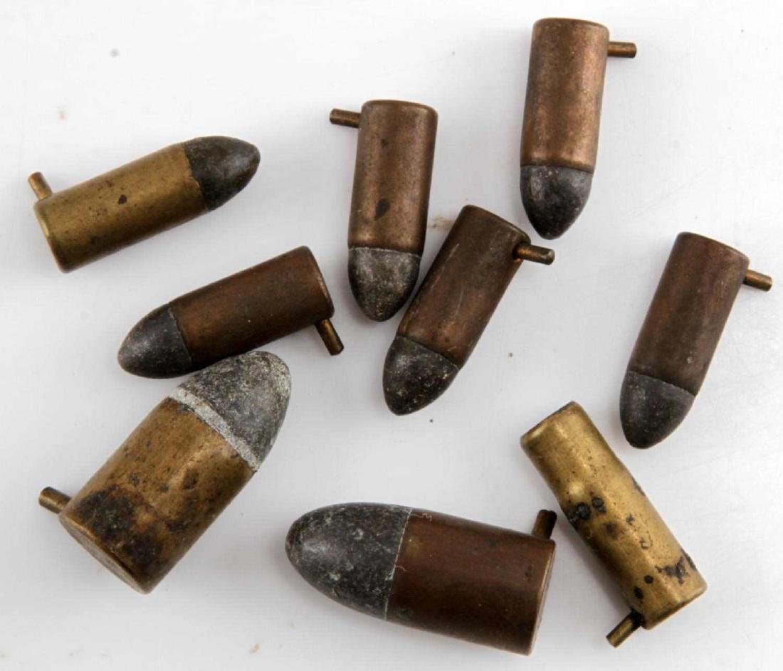 ANTIQUE PINFIRE ROUND CARTRIDGE LOT OF 9