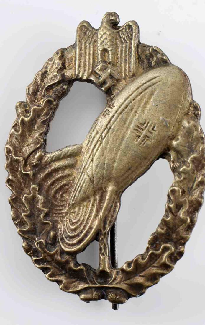 Wwii German Third Reich Rzm Marked Zeppelin Badge