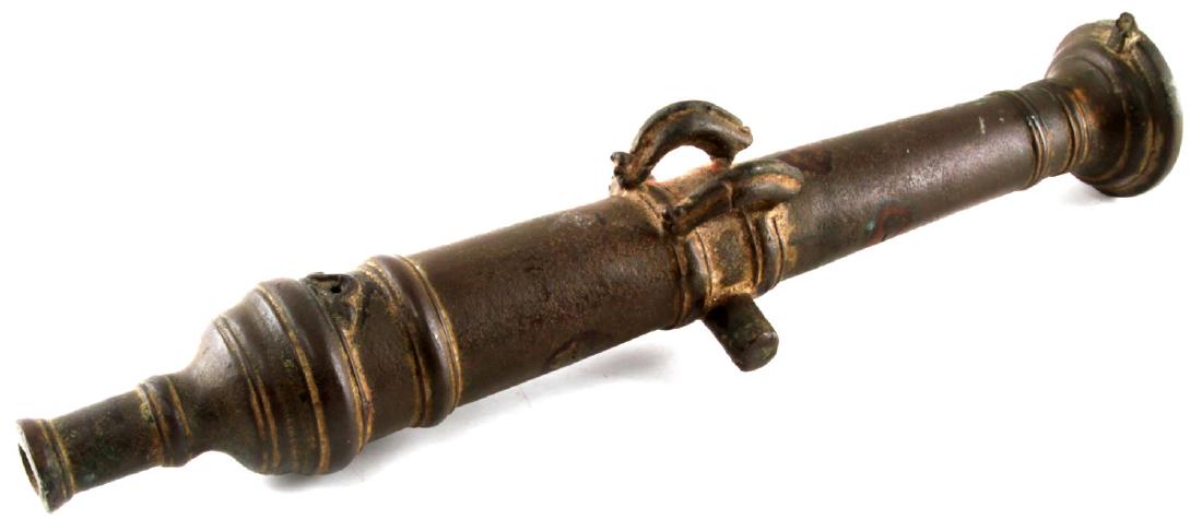 ANTIQUE 19TH CENTURY BRONZE SIGNAL CANNON