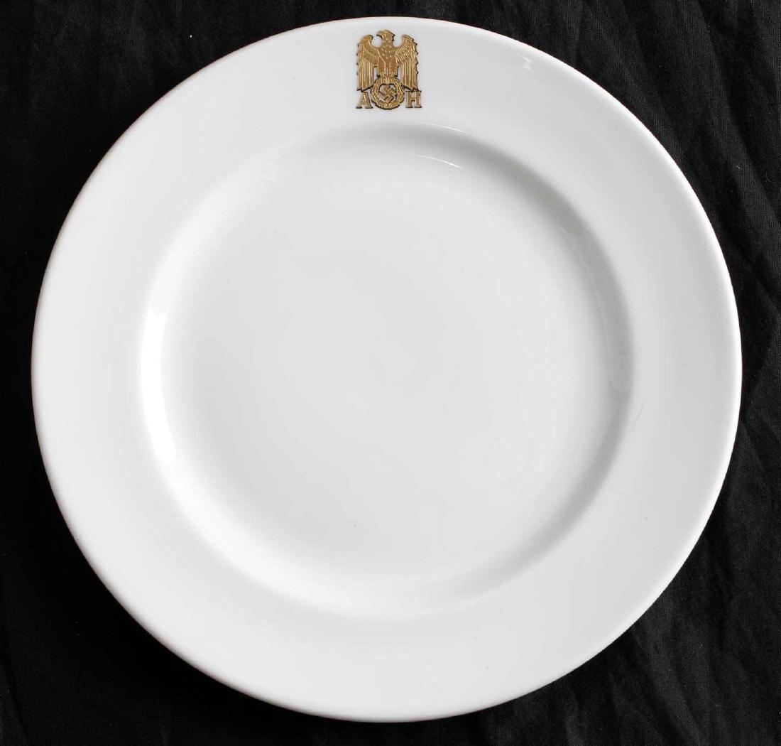 GERMAN THIRD REICH ALLACH PORCELAIN HITLER PLATE