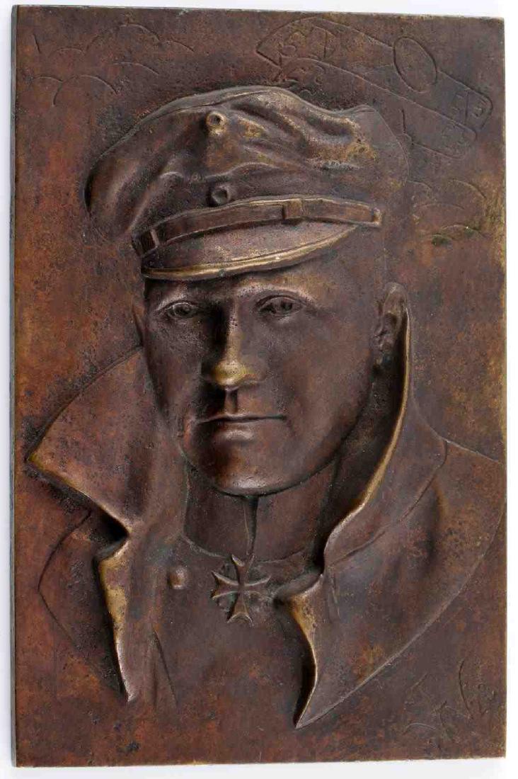 WWI RED BARON MANFRED VON RICHTHOFEN PLAQUE