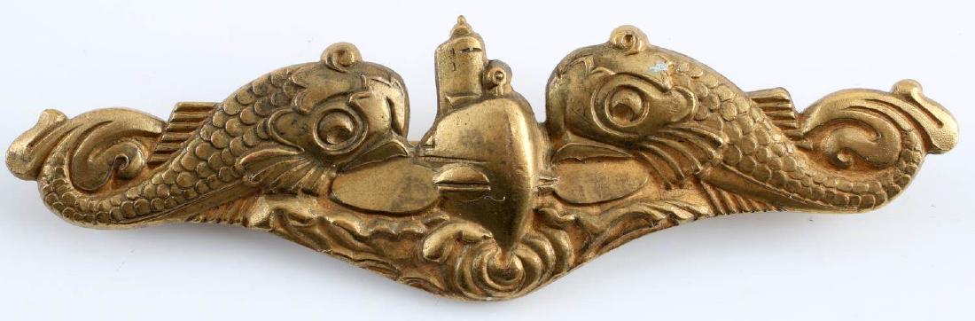 Us Navy Wwii Submarine Officer Dolphin Badge