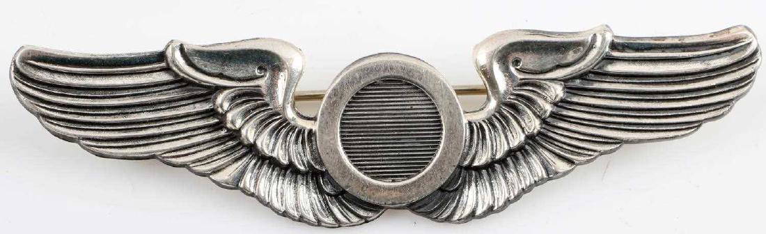 Usaaf Wwii Army Air Force Observer Wing Pin Badge