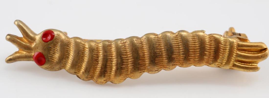 USAAF WWII ARMY AIRFORCE CATERPILLAR CLUB PIN