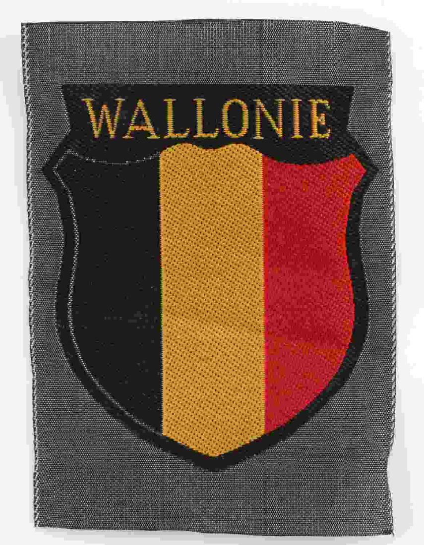 WWII GERMAN THIRD REICH WAFFEN SS WALLONIE PATCH