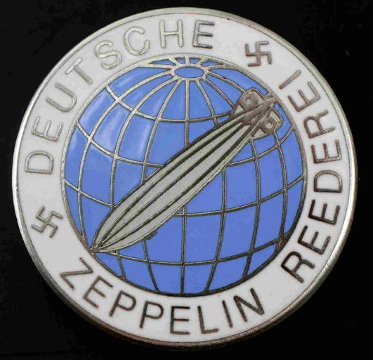German Wwii Third Reich Zeppelin Airship Badge