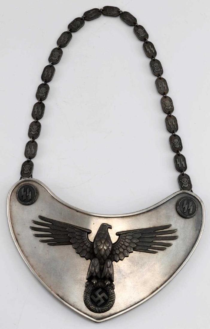 Wwii German Third Reich Ss Standard Bearer Gorget