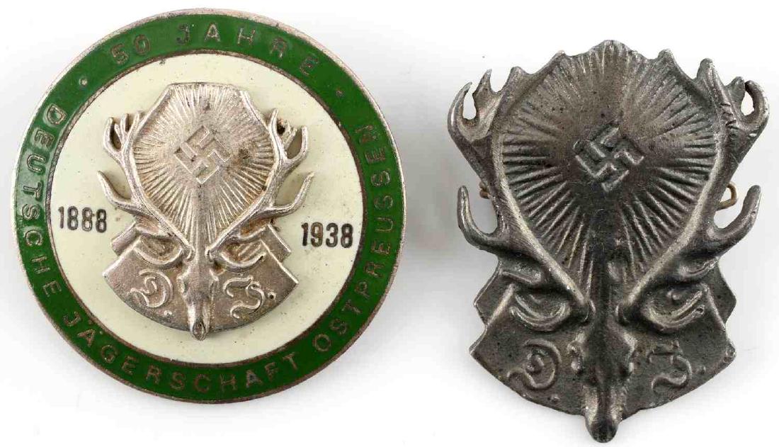 GERMAN WWII THIRD REICH HUNTING BADGE SET