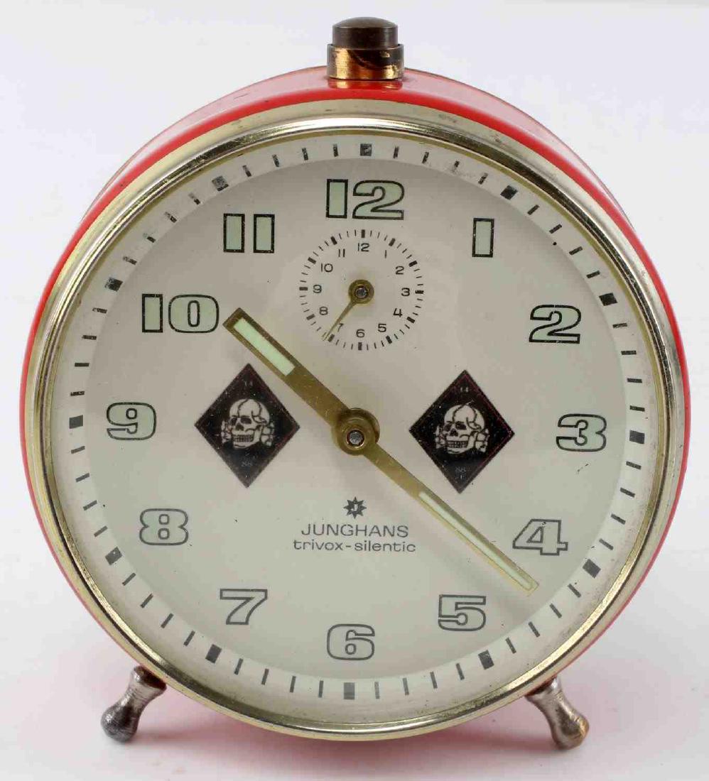 WWII GERMAN WAFFEN SS PANZER DIVISION ALARM CLOCK